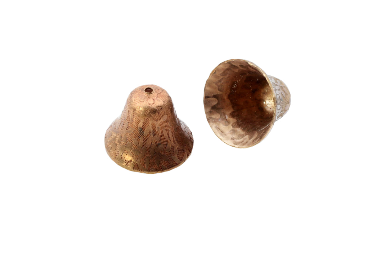 Textured Bell Caps16mm Diameter100 Pieces For — Wolf E. Myrow, Inc.