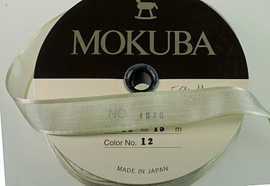 Mokuba Ribbon-Ivory 15 Meters For — Wolf E. Myrow, Inc.